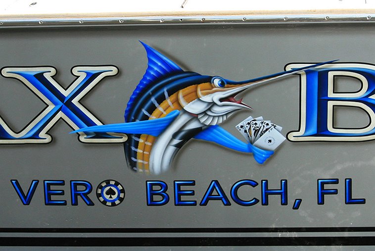 Max Bet, Vero Beach Florida Boat Transom | BOATS TRANSOM ARTWORK ...