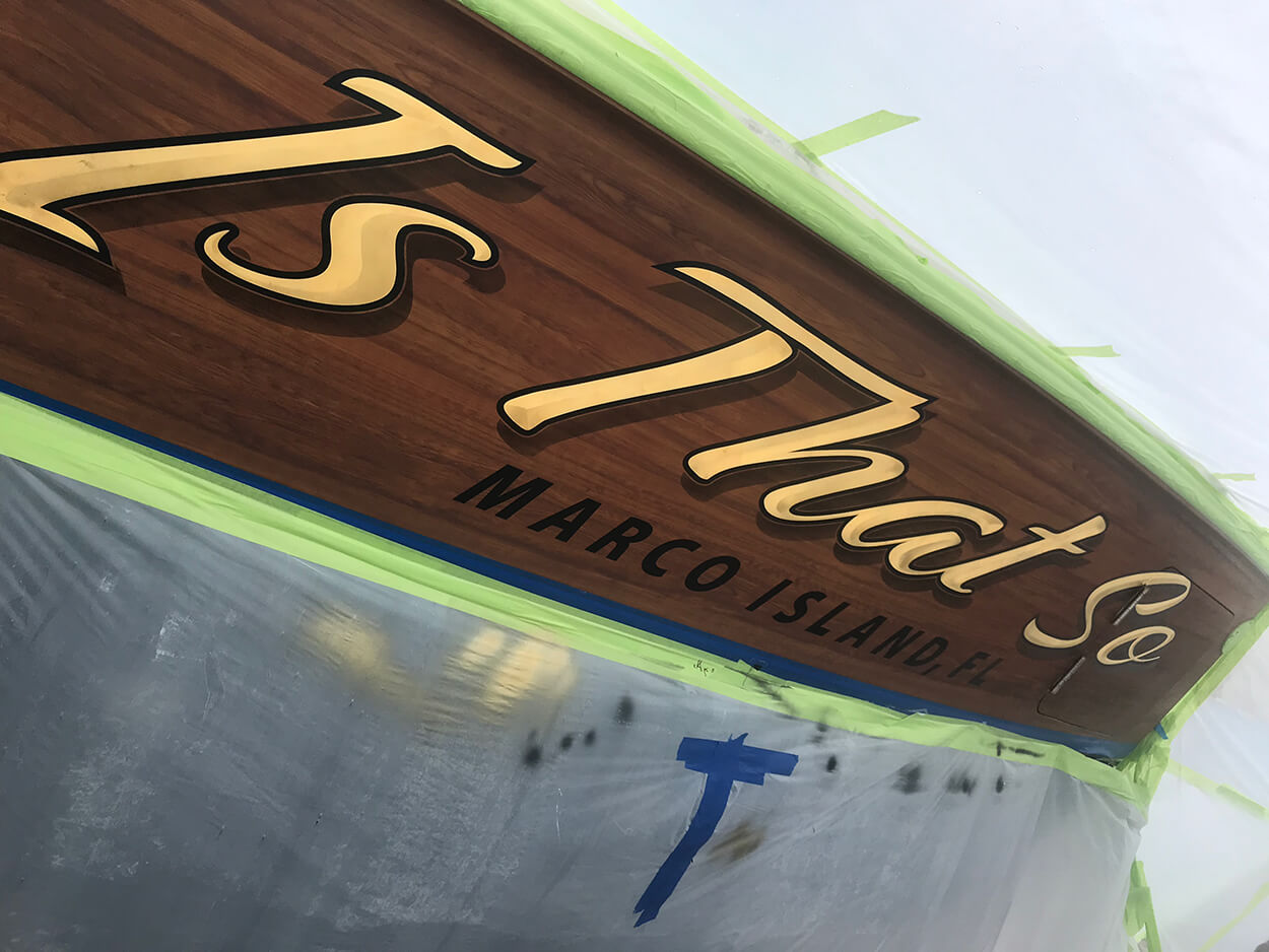 Is That So Marco Island Florida Boat Transom | BOATS TRANSOM ARTWORK ...