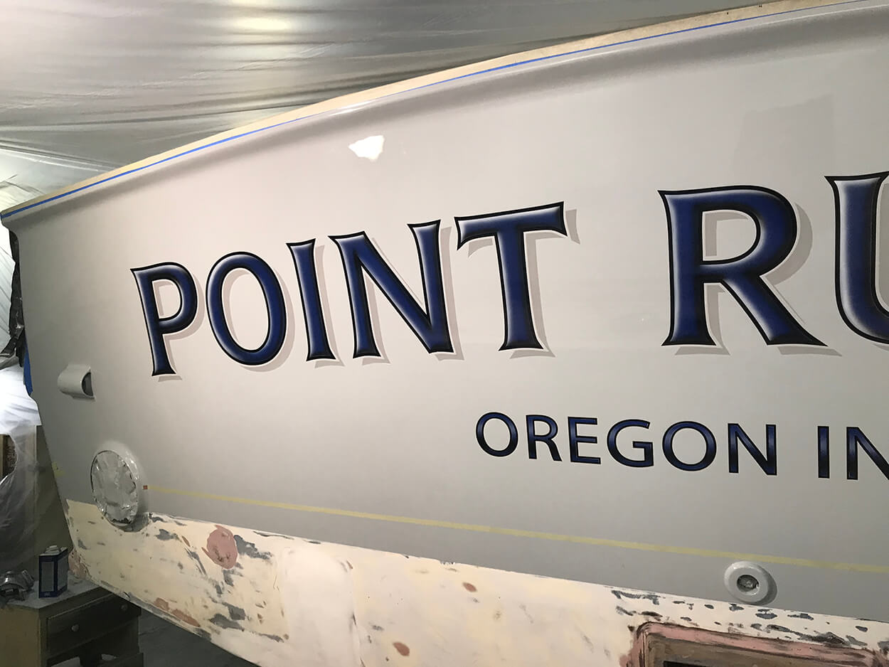 Point Runner Oregon Inlet North Carolina Boat Transom | BOATS TRANSOM ...
