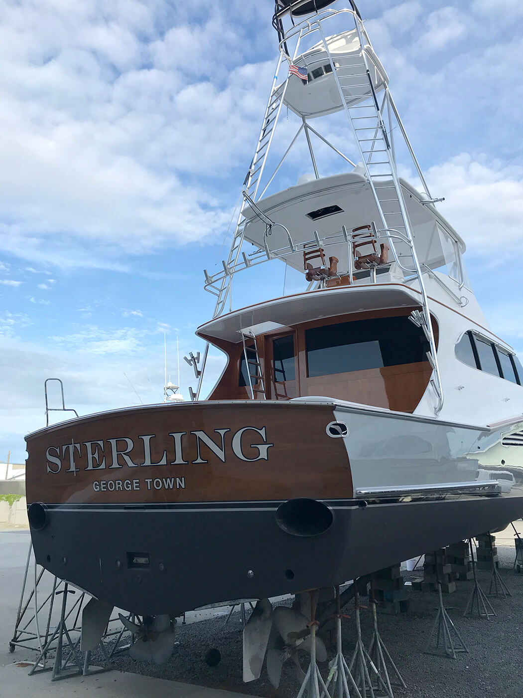 Sterling George Town Boat Transom | BOATS TRANSOM ARTWORK PAINTING ...