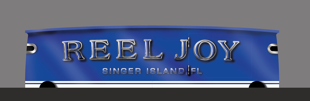 Reel Joy, Singer Island Florida Boat Transom | BOATS TRANSOM ARTWORK ...