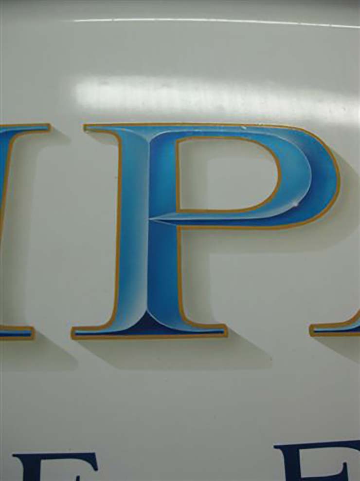 Southpaw Boat Transom | BOATS TRANSOM ARTWORK PAINTING | EVERETT ...