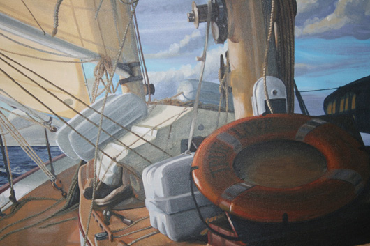 Spring Passage for True Love | BOATS TRANSOM ARTWORK PAINTING | EVERETT ...